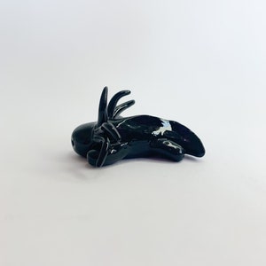 Dark Axolotl Sculpture Dark Emo Axolotl Goth Axolotl Creature Black ...