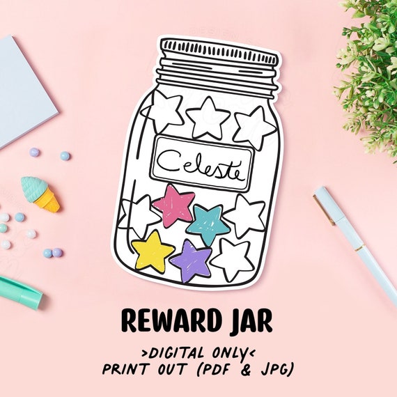 Reward Jar Digital File Only Print Out - Etsy