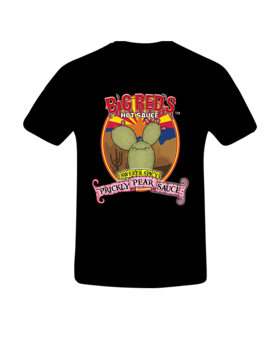 Big Red's Prickly Pear T-shirt - Etsy