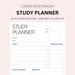 Study Planner, Important Tasks, Exam Planner, Study Schedule, Time ...