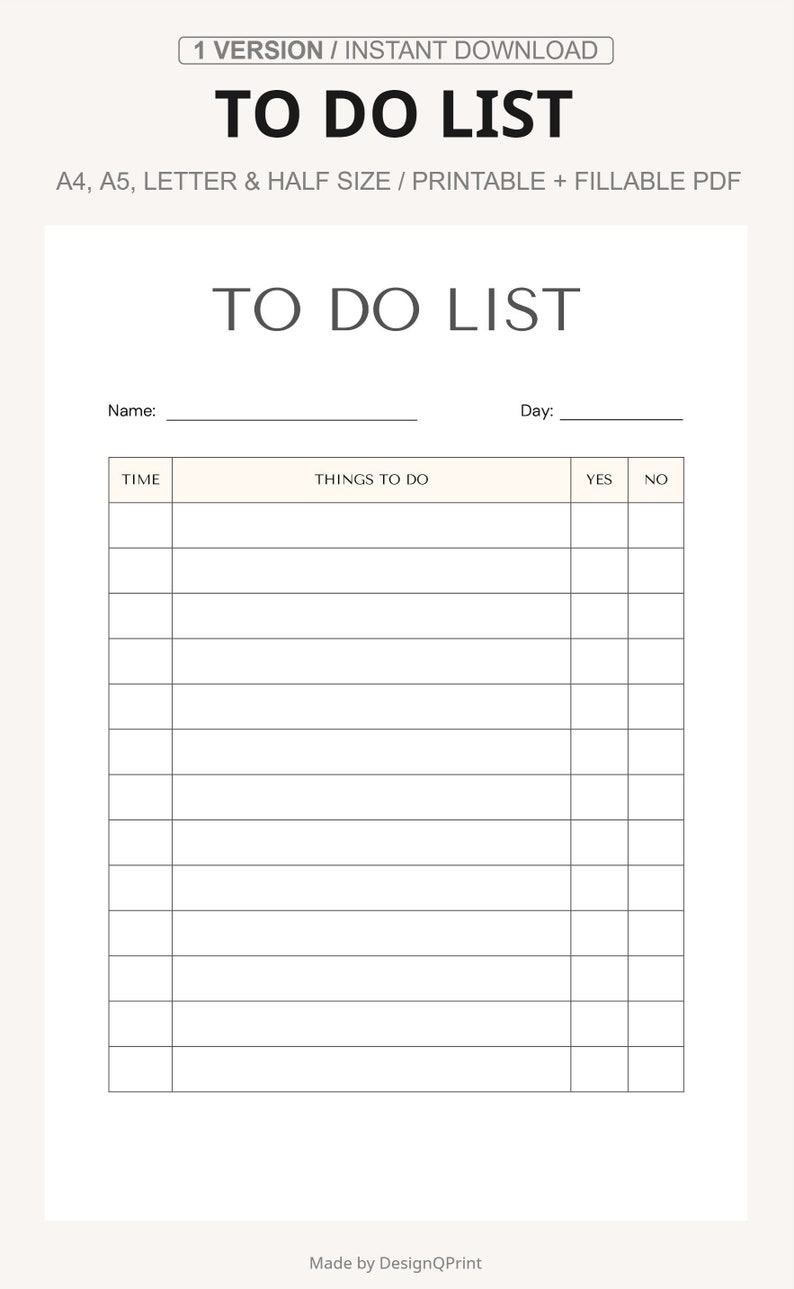 To Do Lists, Tasks Lists, Checklist, Daily Notes, Weekly Planner ...