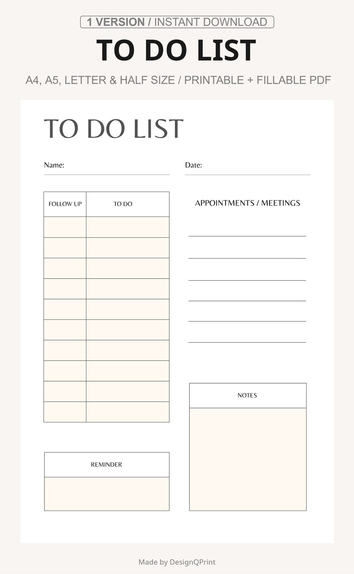 To Do Lists, Planner, Notes, Daily Reminder, Follow Up, Tasks List ...