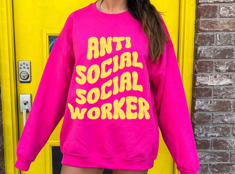 Funny Social Work Shirt Gift for Social Worker Pink - Etsy
