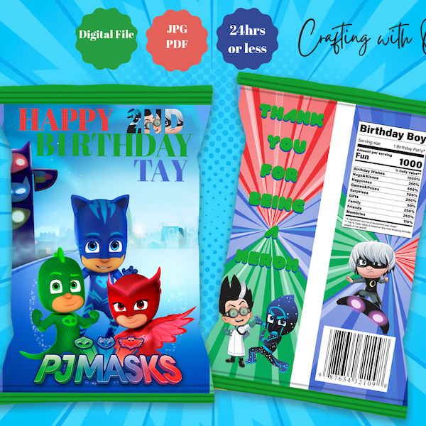 Pj Masks Mask - Etsy
