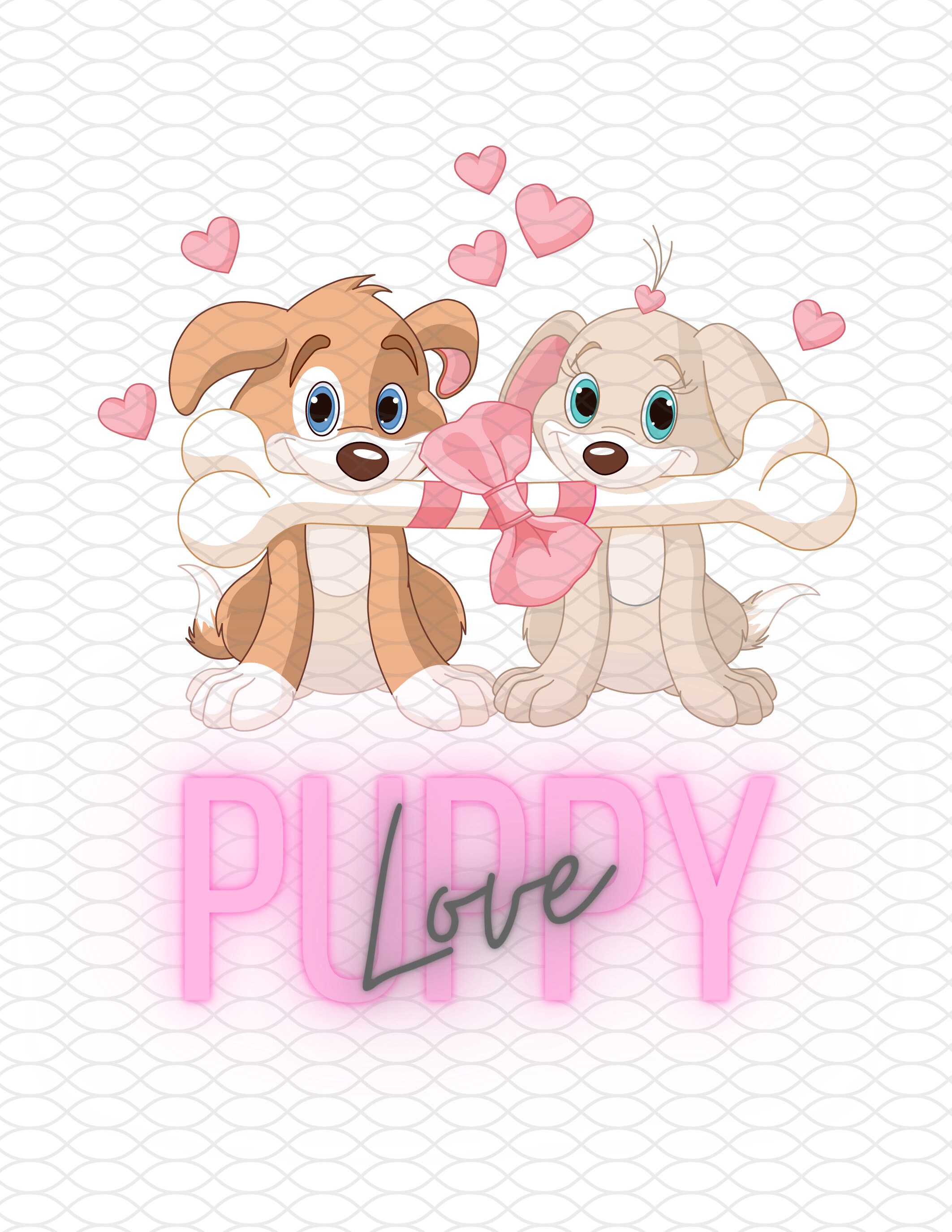 Puppy Love - Valentines - PNG - Puppy - Love - Digitial Download - Etsy