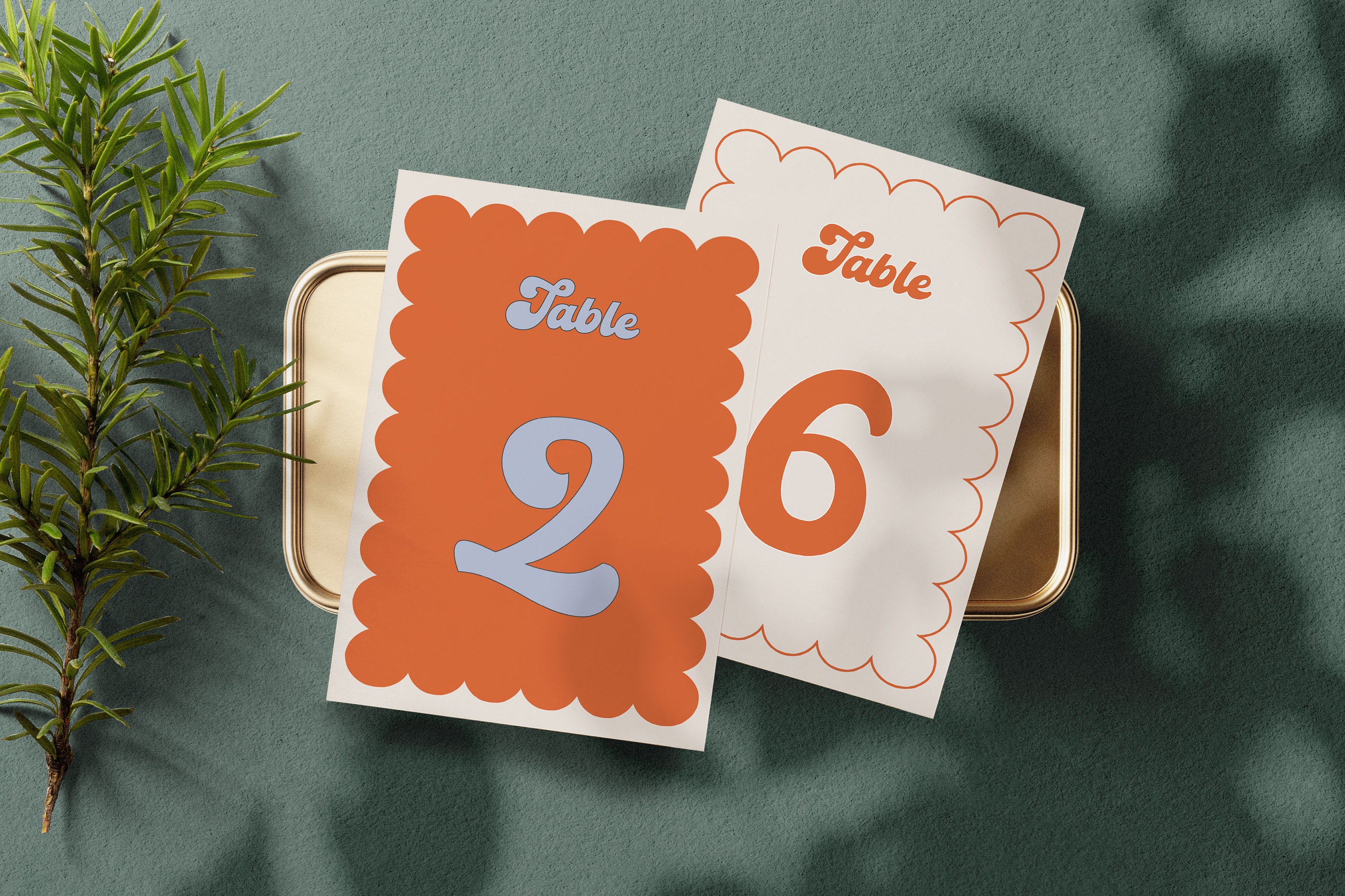 Retro Table Number Template Retro Table Numbers Arch Table - Etsy