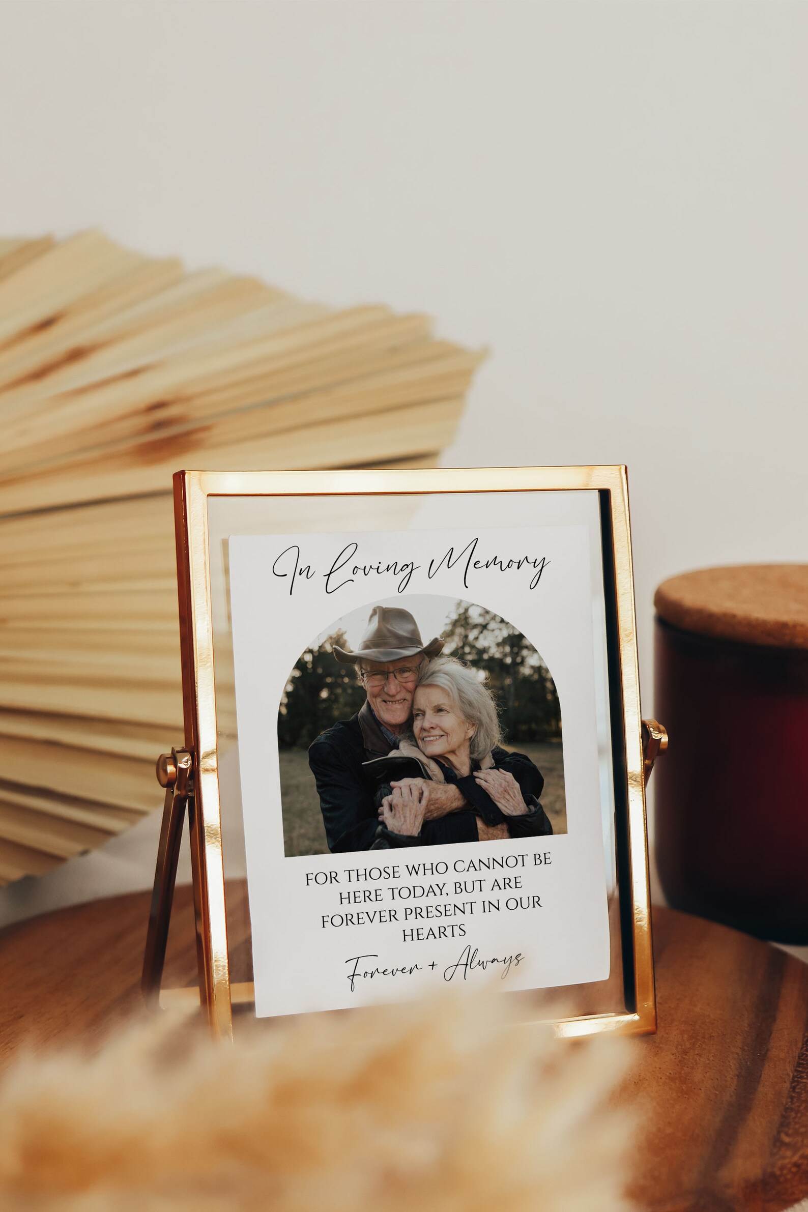 In Loving Memory Wedding Sign, Memorial Sign, Forever With Us Sign ...