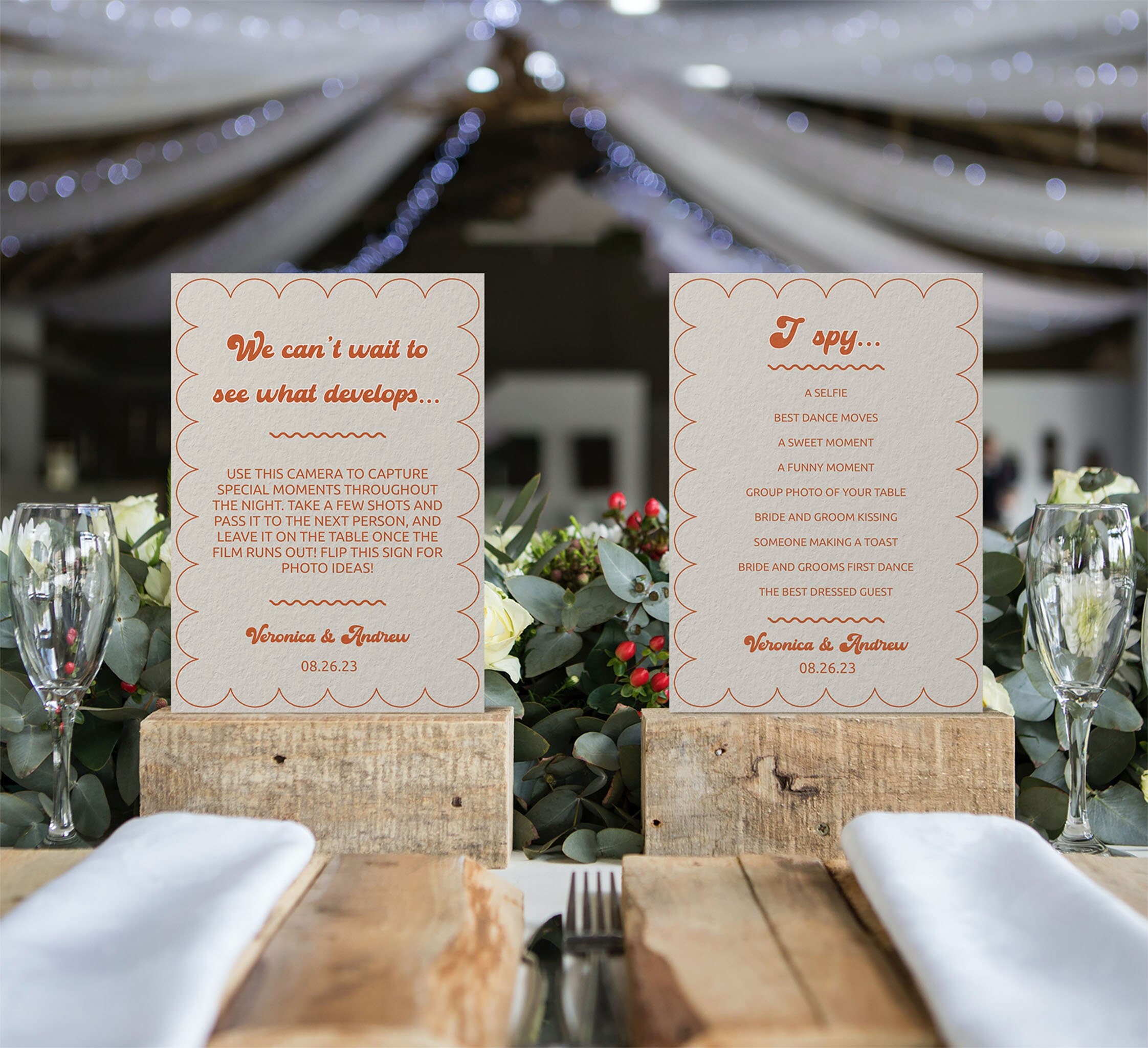 Wedding Disposable Camera Sign, Wedding Reception Sign, Retro Camera ...