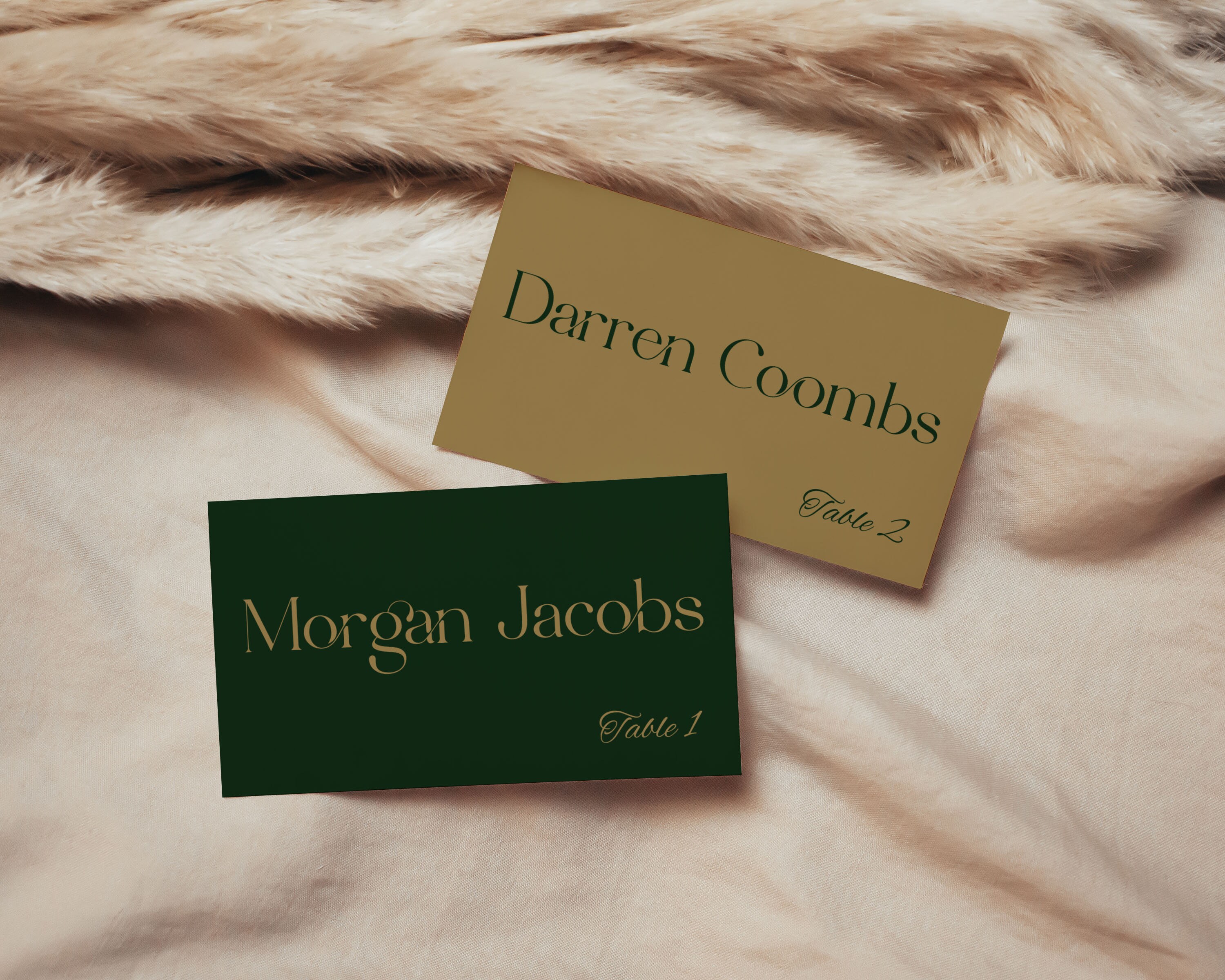 Printable Table Name Card, Wedding Place Cards, Winter Wedding ...