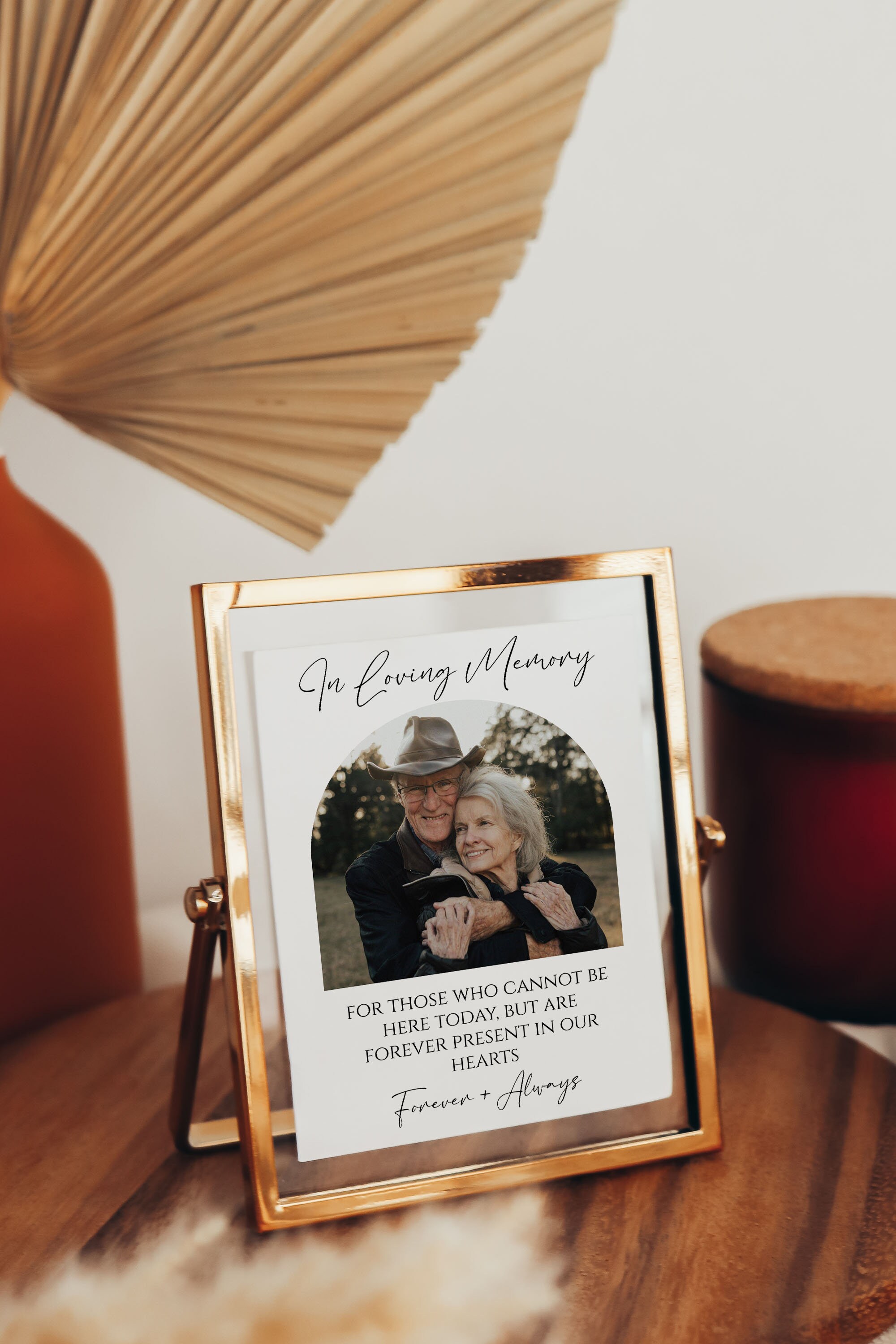 In Loving Memory Wedding Sign, Memorial Sign, Forever With Us Sign ...