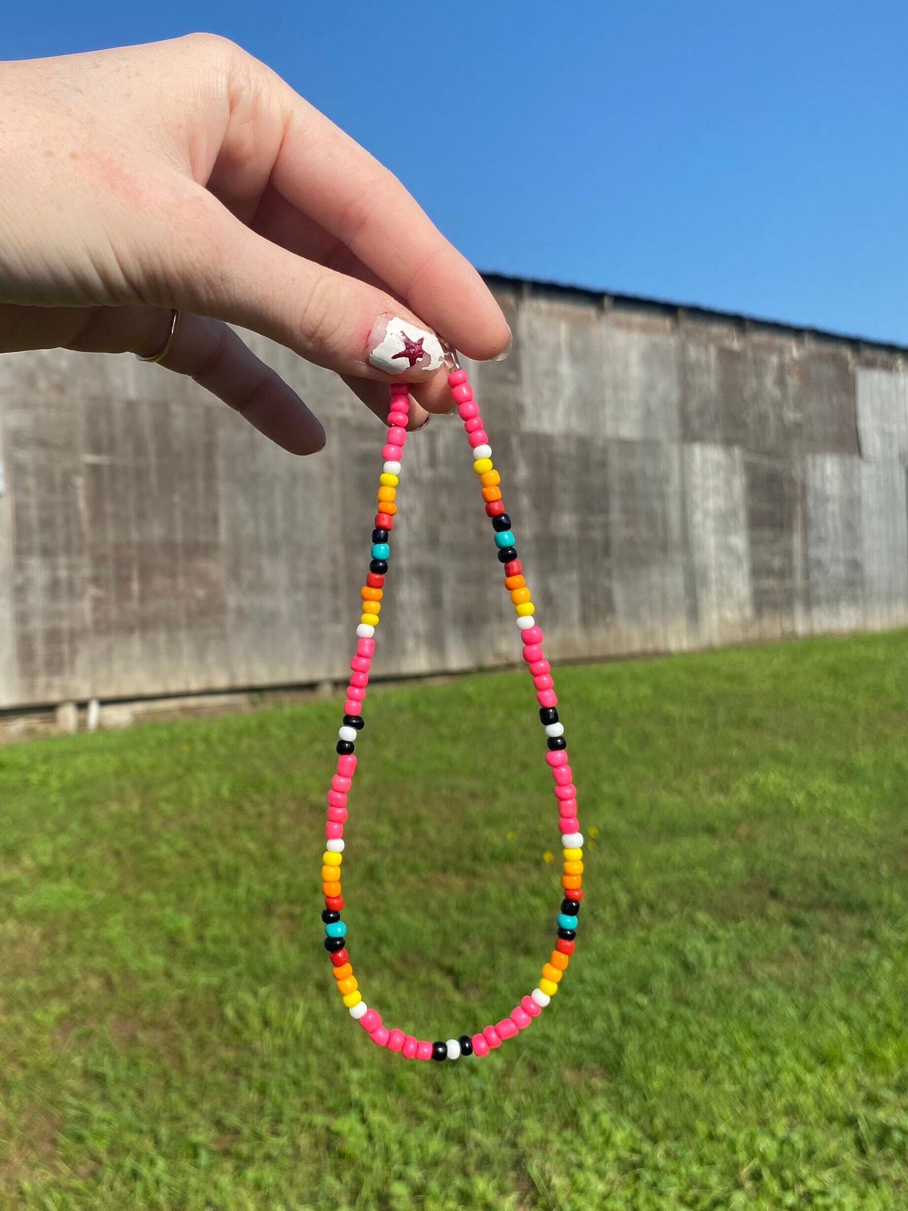 Serape Barbie Necklace - Etsy