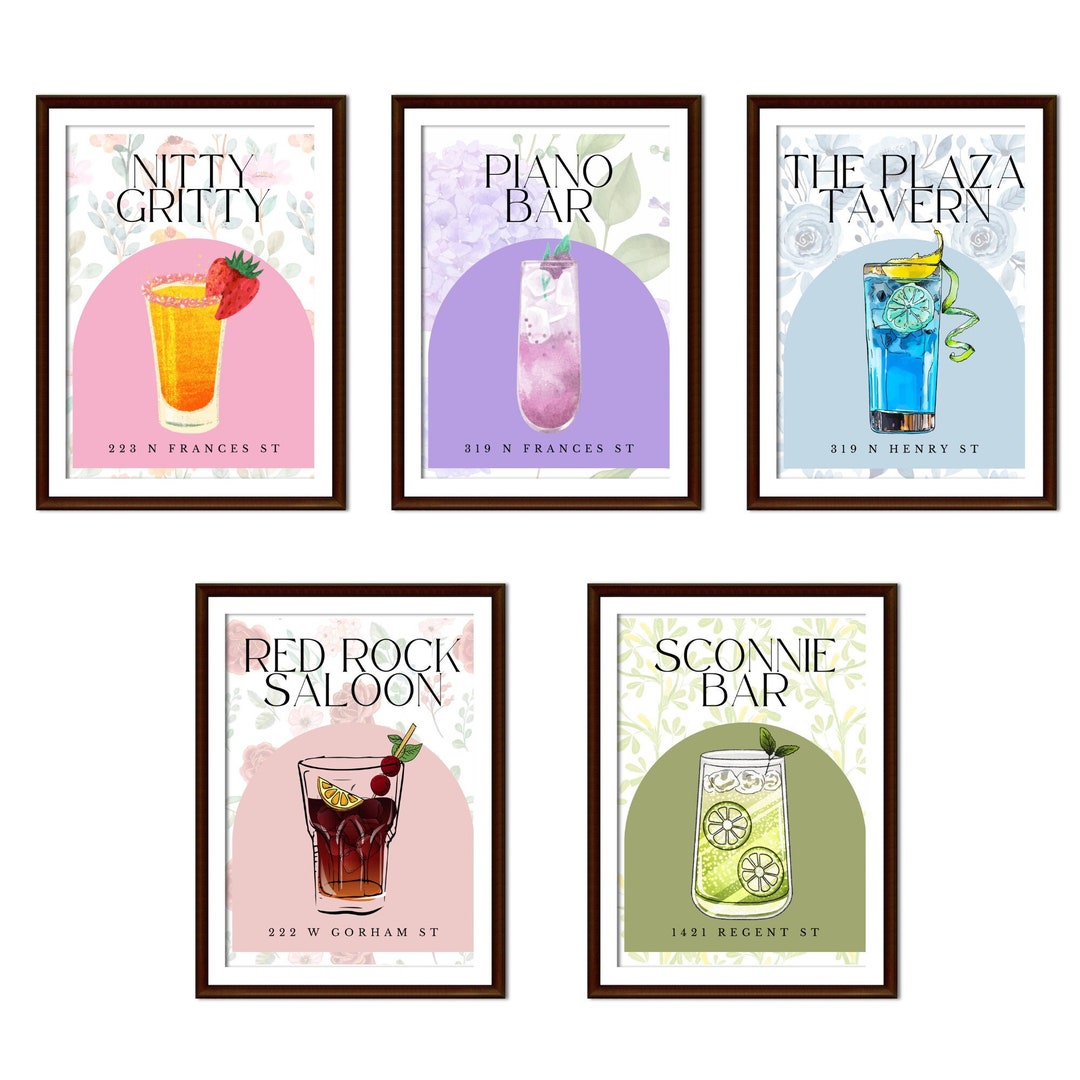 Uw-madison Bar Posters - Etsy