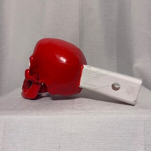 Red Skull Trailer Hitch Cover - Etsy