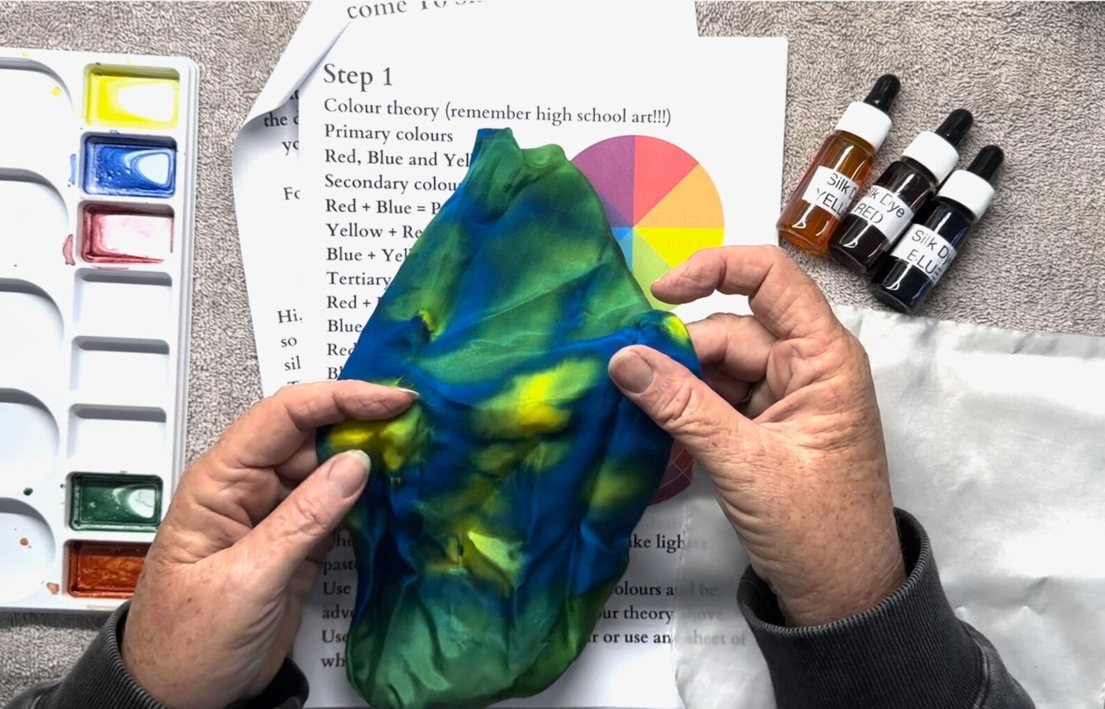 Silk Painting DIY Kit, Paint A Scarf, Silk Painting, Silk Scarf Paint ...