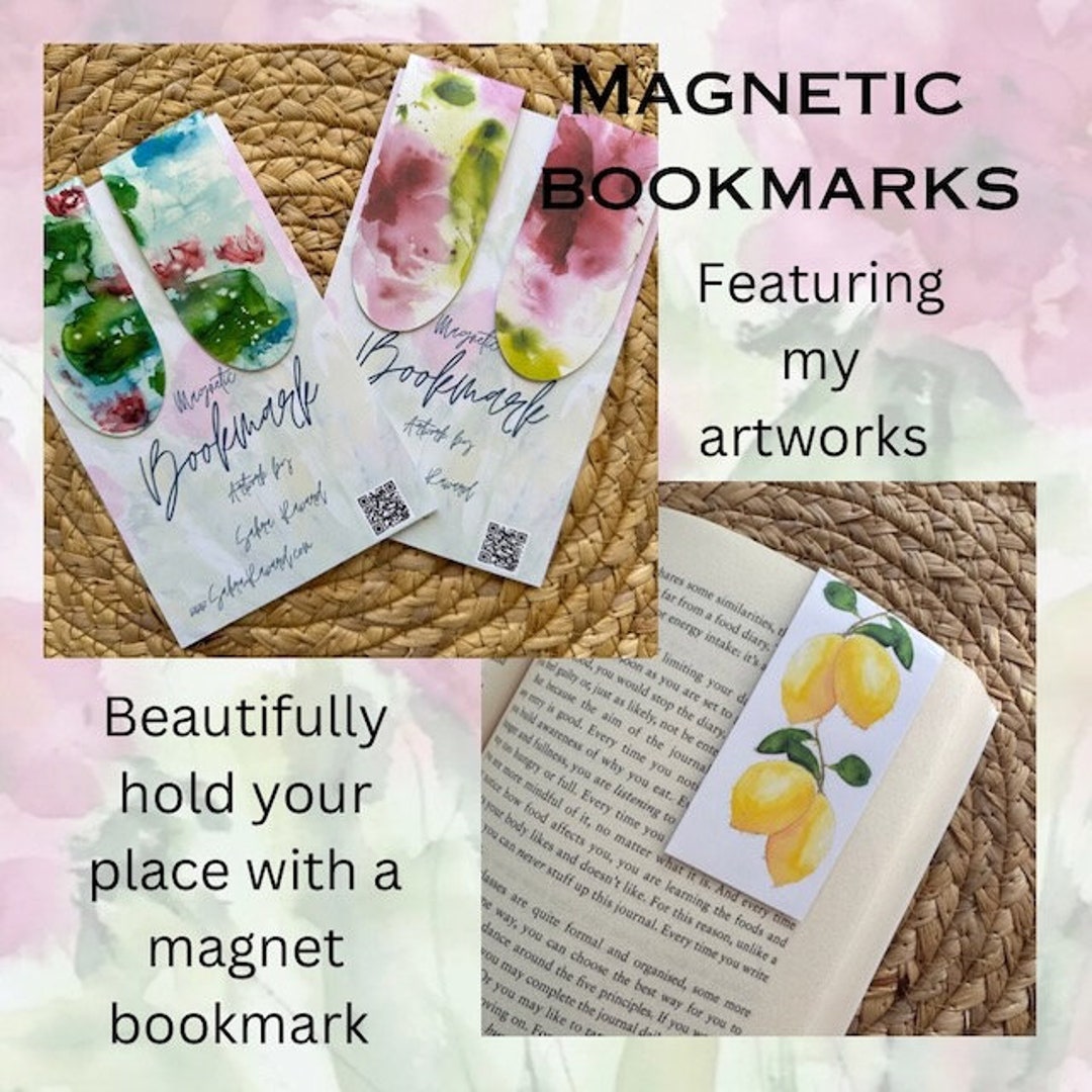 Magnetic Bookmark, Place Page Holder, Book Lover, Book Worm - Etsy