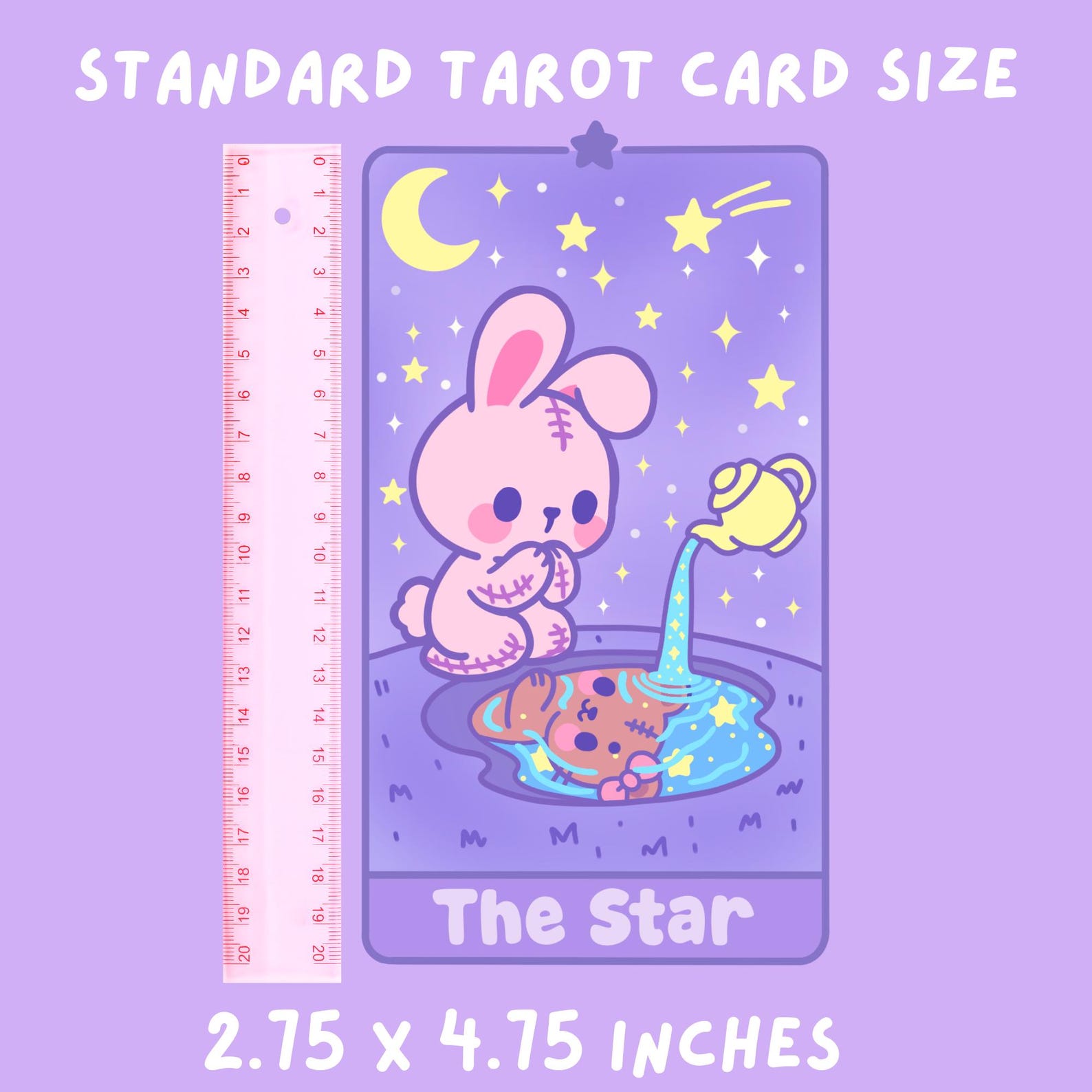 Kawaii Tarot Deck: Hand-drawn Pastel Witchcore Cards (PDF Guide ...