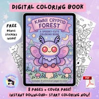 Mothman Coloring Pages - Etsy