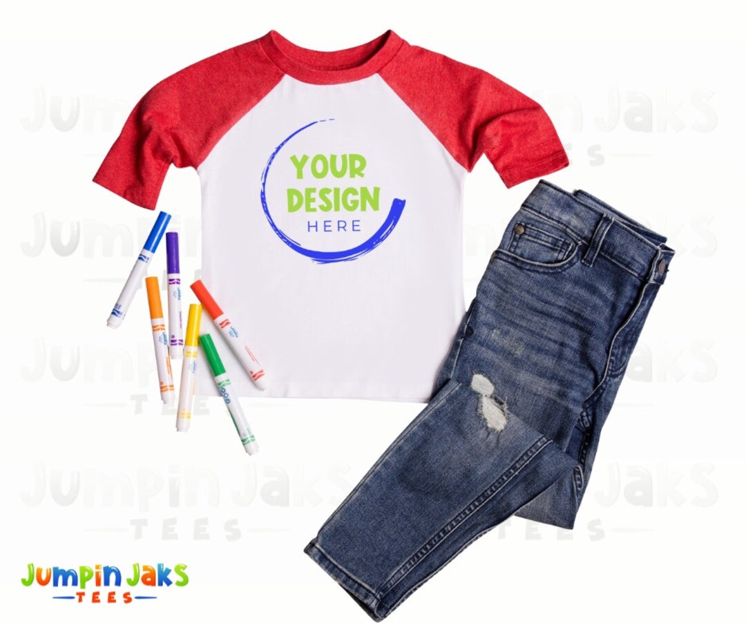 Mockup Kid, Back to School Mockup, Kids Back to School, Kids Raglan ...