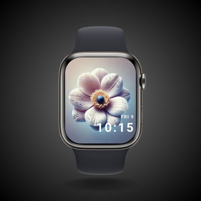 Apple Watch Face Wallpaper, Floral, Flowers, Digital Download ...