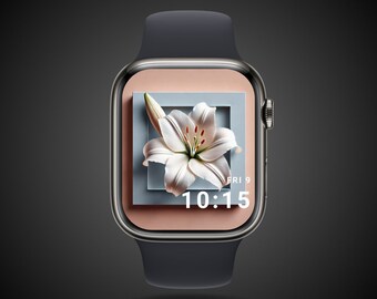 Elegant Flower Iwatch Wallpaper Apple Watch Face Magnolia Lilac ...