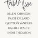 Table Labels - Etsy