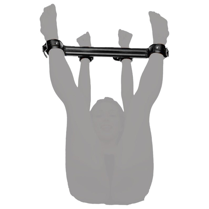 Delux Leather Leg Spreader Bar, BDSM Spreader Bar & Cuff Set, Bdsm Restraints, Handcuffs and ...