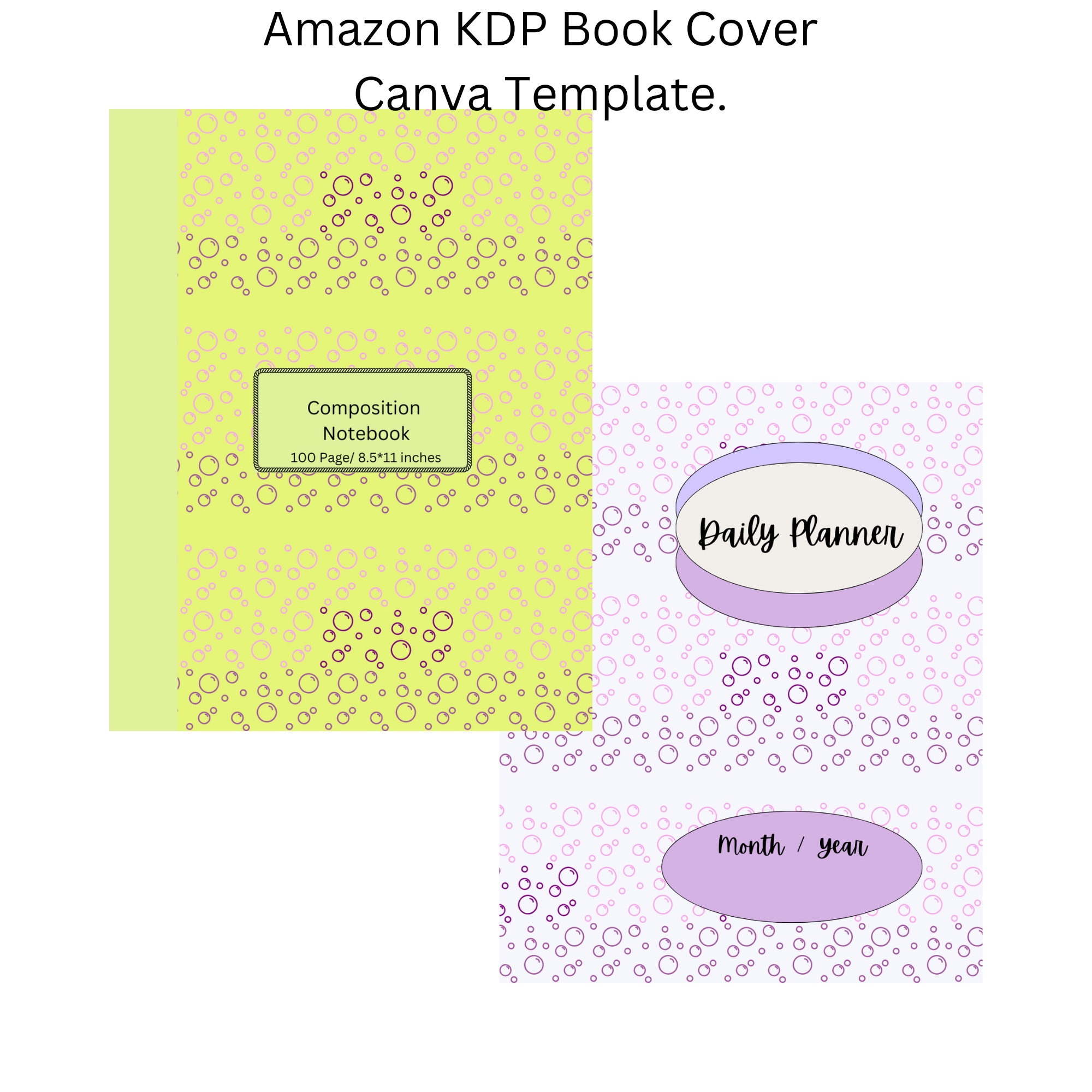 Amazon KDP Template, Amazon Book Cover Templates, Size 17.475x11.25 ...