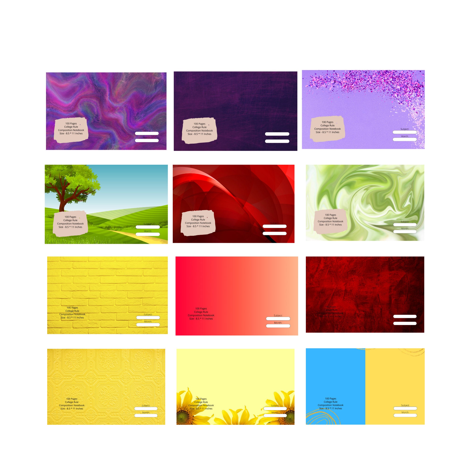 Low Content Book Cover and Interior Bundle, Create Over 80 KDP Books ...