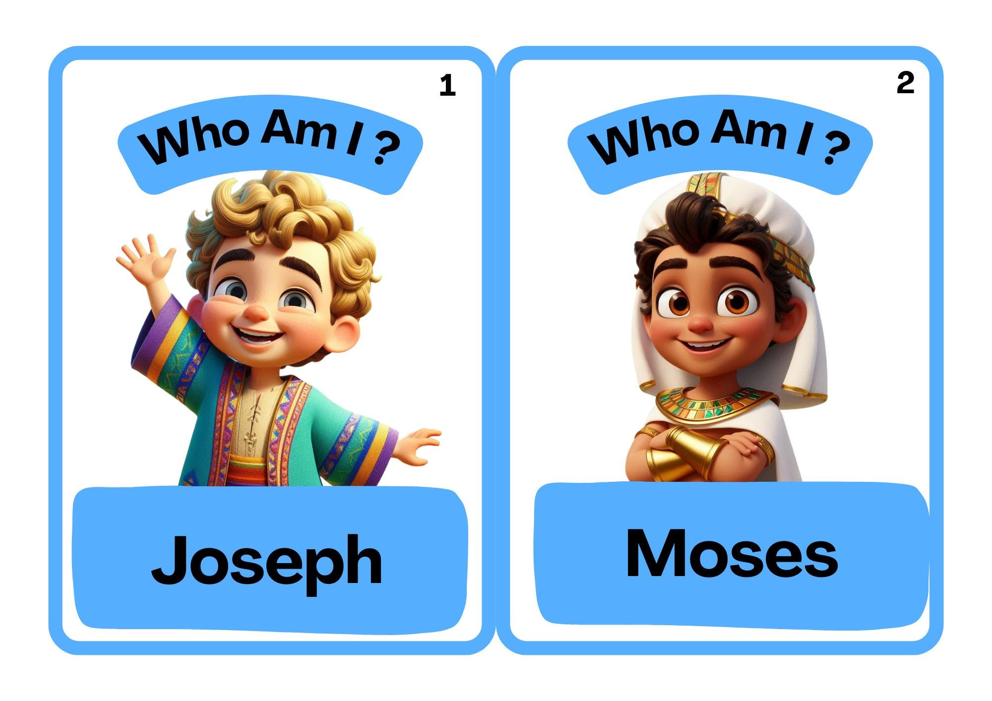 Who Am I? Bible Character Game | JW Kids Printable | Digital Convention ...