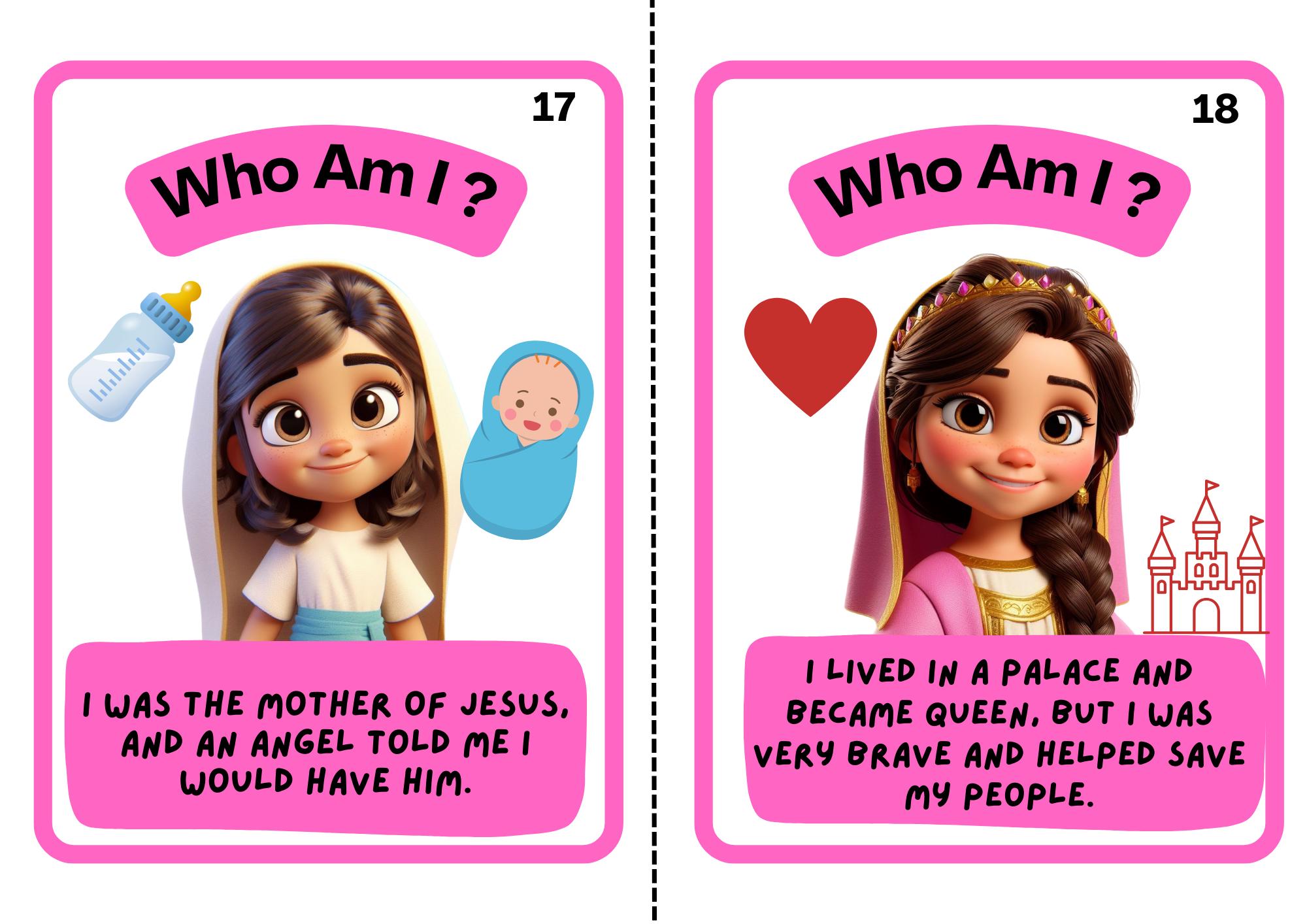 Who Am I? Bible Character Game | JW Kids Printable | Digital Convention ...
