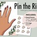 Tan Skin Pin the Ring on the Finger Bridal Shower Engagement Party Game ...