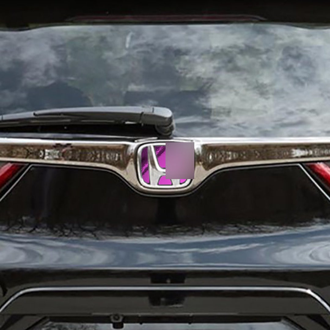 H Rear Trunk Metallic Chrome Inlay. 2012-2021 Models. - Etsy
