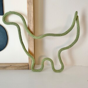 Dinosaur Wall Hangings-knitted Wire Dinosaurs-brachiosaurus, T-rex ...