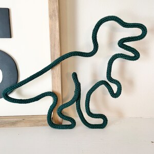 Dinosaur Wall Hangings-knitted Wire Dinosaurs-brachiosaurus, T-rex ...