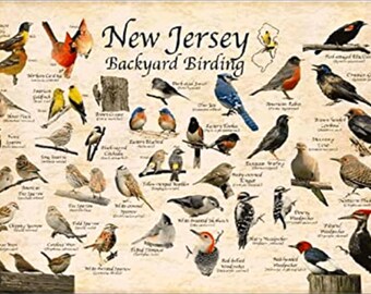 State of New Jersey Wall Art - Etsy