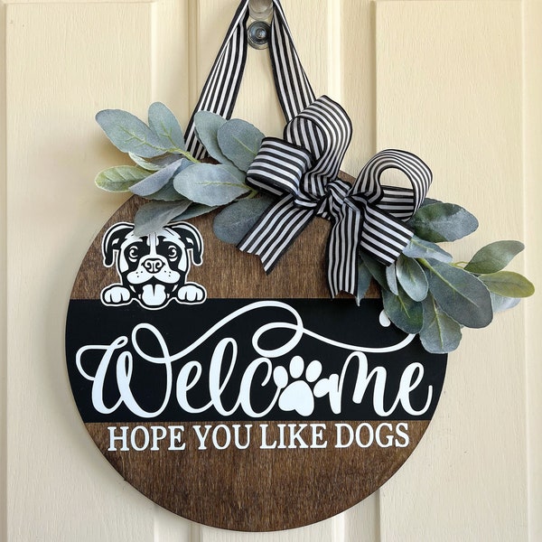 Dog Door Sign - Etsy