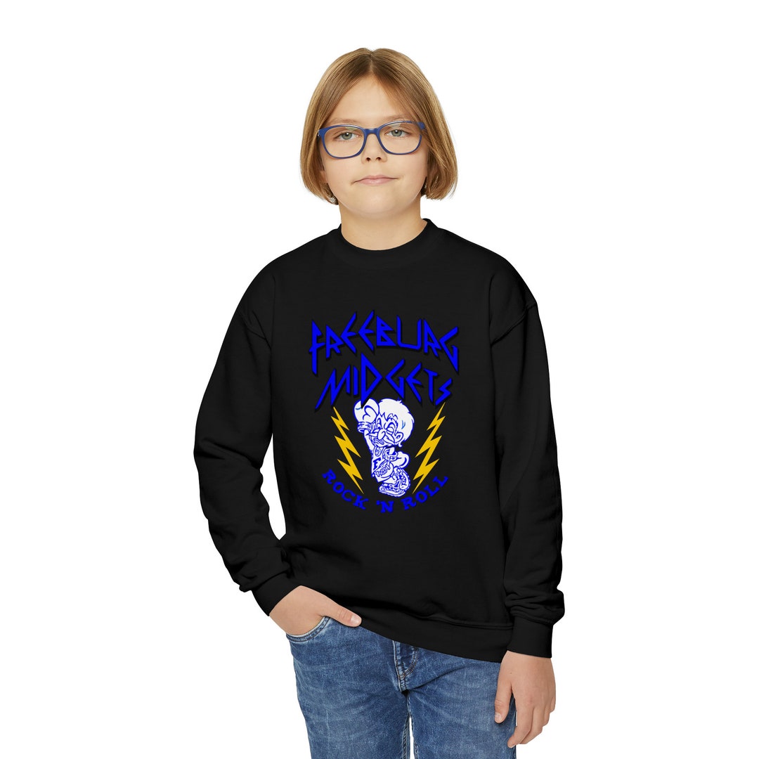 YOUTH Freeburg Midgets Rock and Roll Youth Crewneck Sweatshirt - Etsy