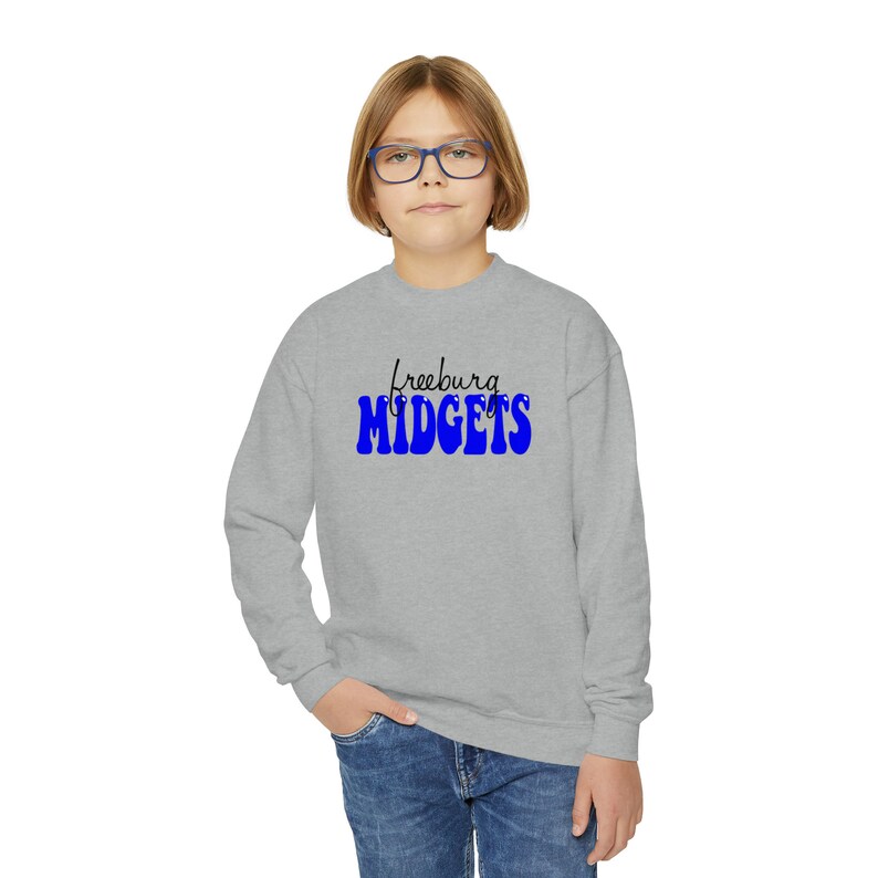 YOUTH Freeburg Midgets Cursive and Bubble Logo Youth - Etsy