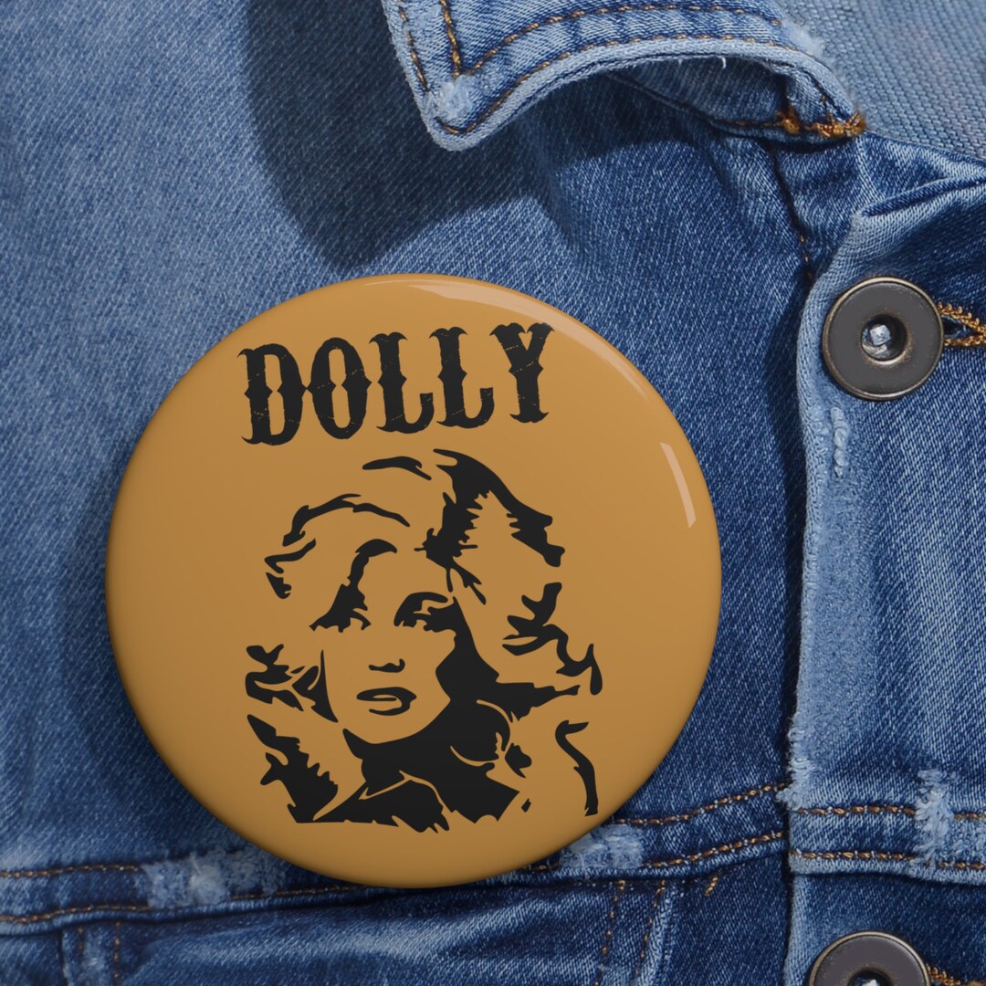 Dolly Portrait Checkerboard Custom Pin Buttons - Etsy