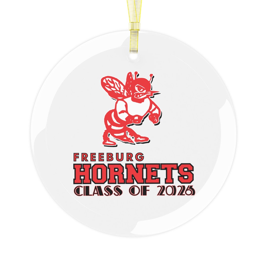 Freeburg Hornet Glass Ornament Class of 2026 - Etsy