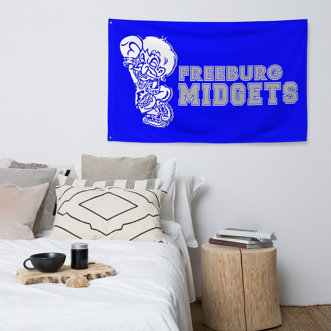 Freeburg Midgets Flag - Side by Side Image - Blue - Etsy