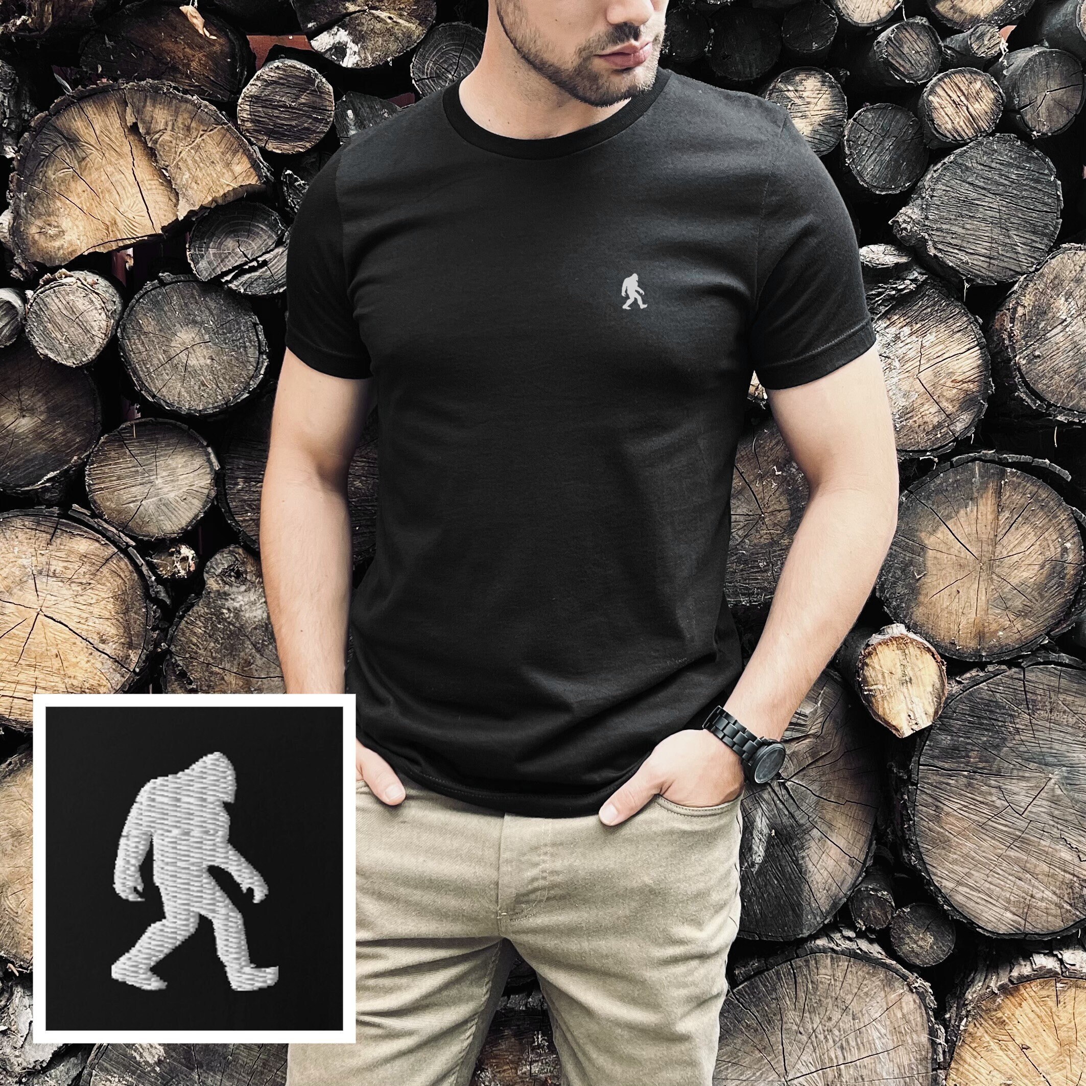 Bigfoot Shirt, Sasquatch T-shirt, Men's Bigfoot Shirt, Funny Bigfoot ...