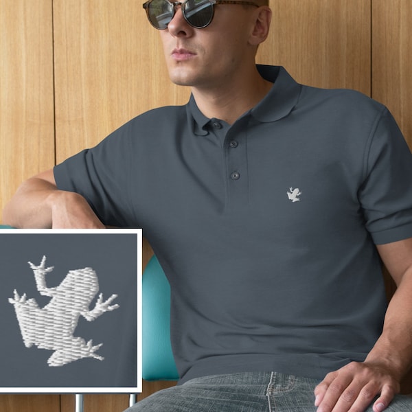 Embroidered Frog Shirt - Etsy