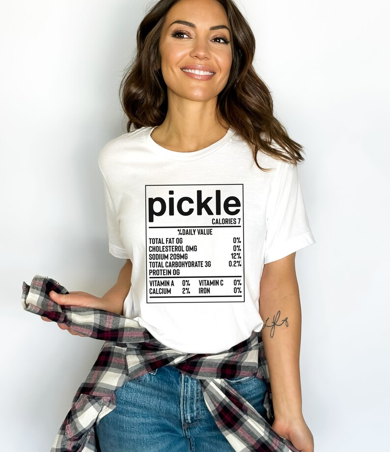 Pickle Nutrition T Shirt, Pickle Shirt, Pickle Crewneck Shirt, Pickle ...
