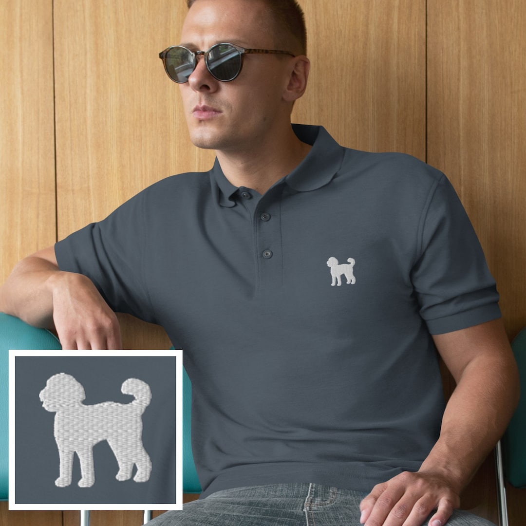 Labradoodle Polo Shirt, Labrador Poodle Dog Shirt, Men's Labradoodle ...