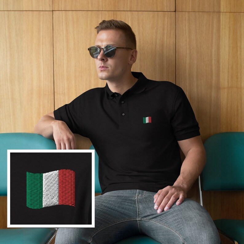 Italian Flag Shirt, Italy Polo Shirt, Men's Italy Flag Shirt, Italian ...