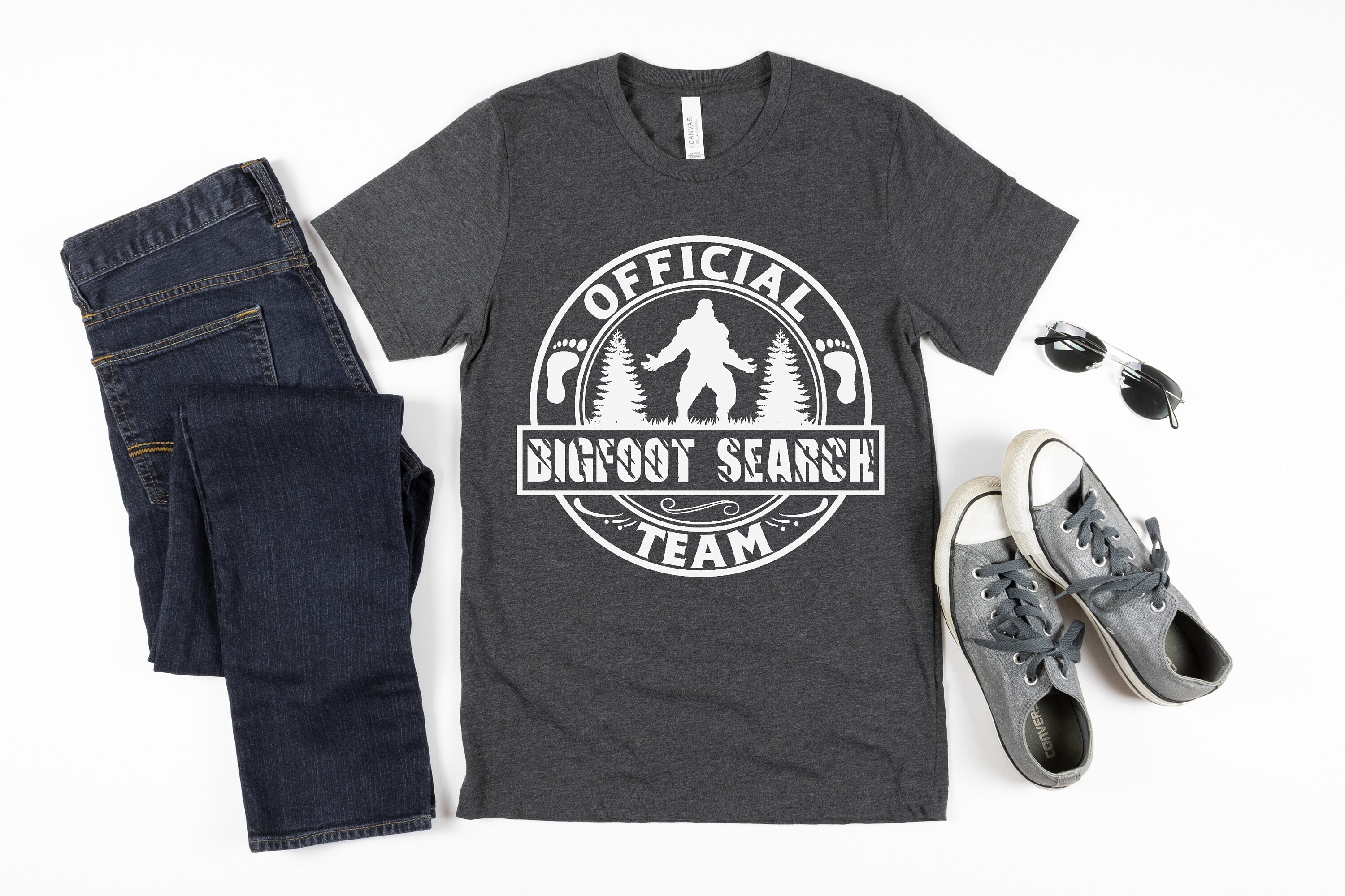 Official Bigfoot Search Team Group Shirts, Men's Women's Sasquatch ...