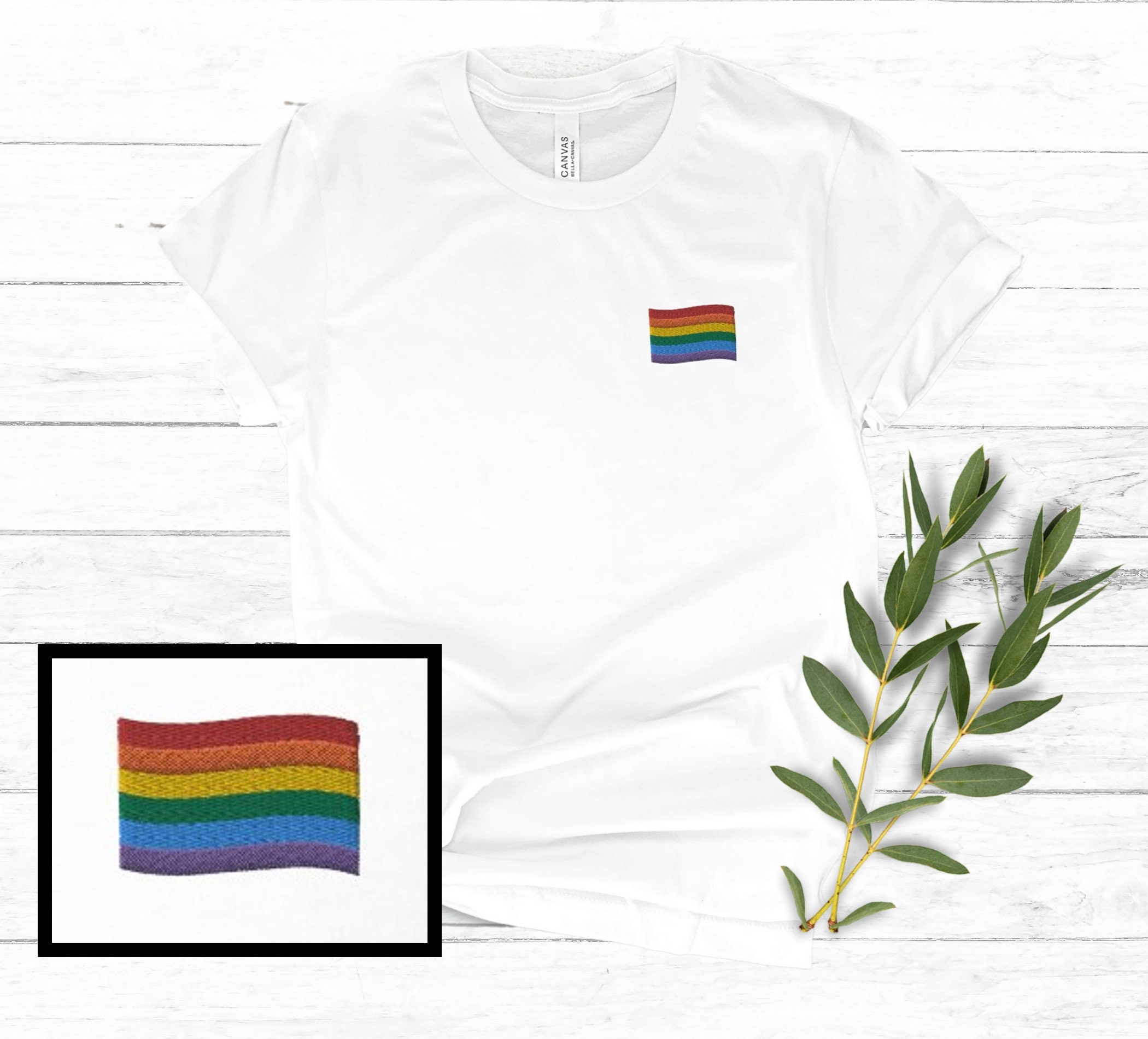 Pride Flag T-shirt, Rainbow Flag Shirt, LGBT Flag Shirt, Gay Pride ...