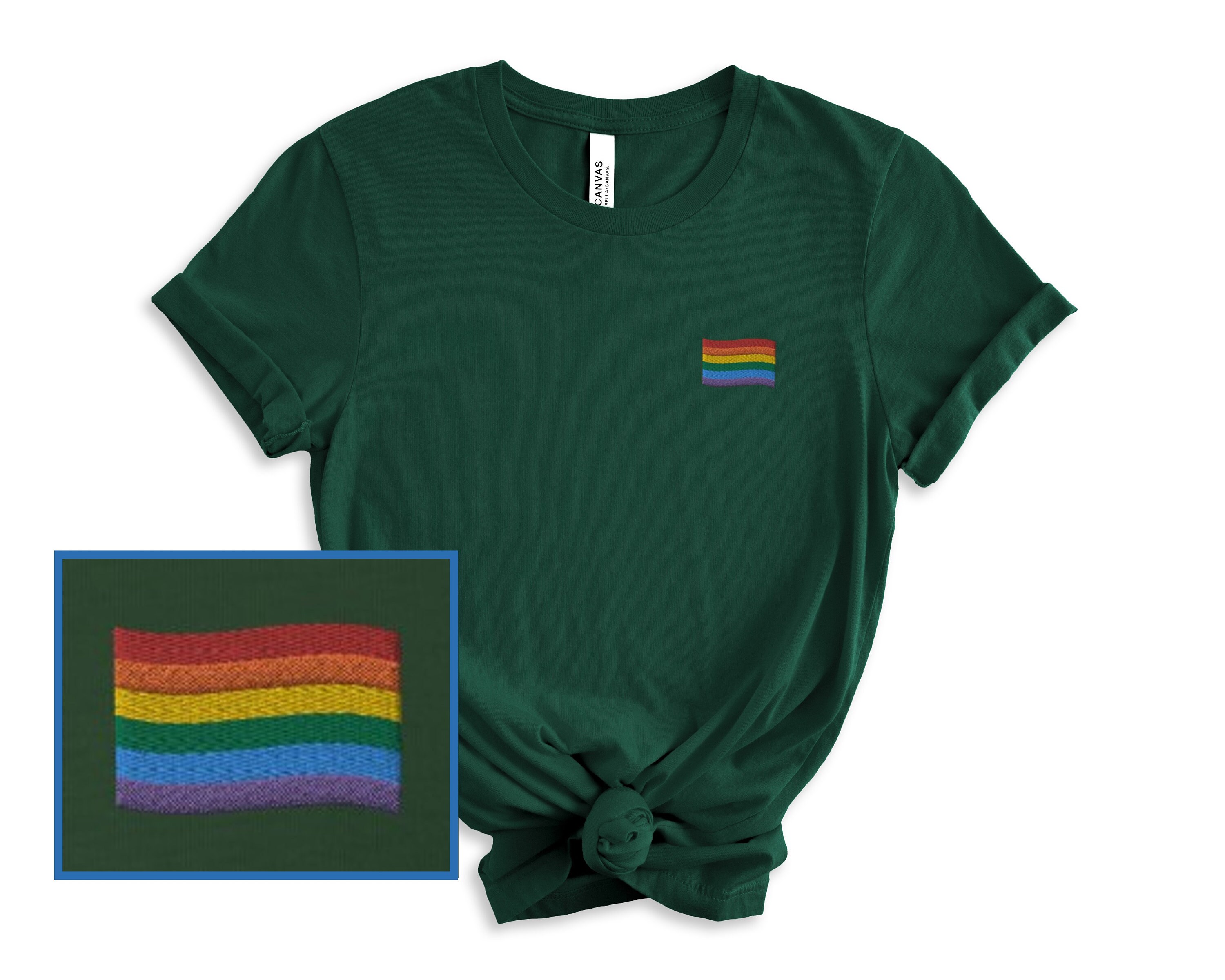 Pride Flag T-shirt, Rainbow Flag Shirt, LGBT Flag Shirt, Gay Pride ...