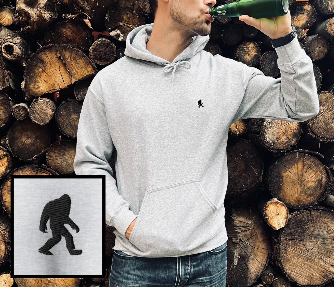 Bigfoot Hoodie, Bigfoot Sweatshirt for Men, Sasquatch Shirt, Funny ...